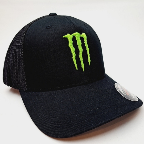 Accessories | Osfm Flex Fit Monster Energy Trucker Mesh Snapback Hat ...